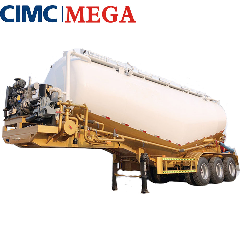 45m3 self-loading bulk Cement Trailer-Cement Trailers-Qingdao Mega ...
